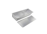 China NSF Aluminum Pullman Large Bread Loaf Pan 13x4x4 Inch with Cover Commercial Bakeware for sale
