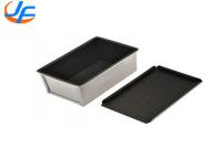 China NSF Aluminum Pullman Bread Loaf Pan with Drop On Lid Custom Nonstick 0.8mm Thickness for sale