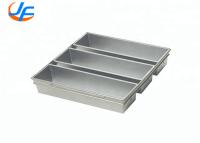 China Aluminized Steel 3 Strap Pullman Bread Pan Glazed Non-Stick Commercial Grade 1.0mm for sale