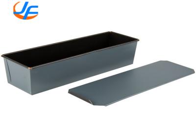 China NSF Non-Stick Pullman Bread Loaf Pan 15.75x4.75x4.75 Inch with Lid Exopan Steel for sale