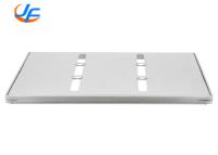 China Aluminized Steel Pullman Pan Cover 16 1/4 x 14 3/8 x 1 Inch 3 Strap Non Nesting Drop Lid for sale