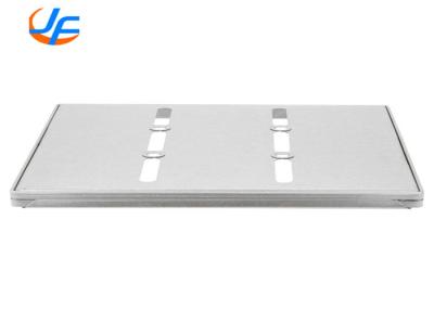 China Aluminized Steel Pullman Pan Cover 16 1/4 x 14 3/8 x 1 Inch 3 Strap Non Nesting Drop Lid for sale