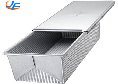 China NSF Nonstick Pullman Loaf Pan 0.8mm Aluminized Steel Pain De Mie Pan for sale