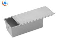 China NSF 750g Aluminum Pullman Bread Pan 230x100xmm Drop On Lid for Commercial Bakery for sale