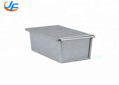 China Single Aluminum Pullman Loaf Bread Pan with Cover 0.8mm Thickness Commercial Baking Mold for sale
