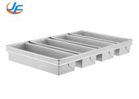 China 4-Strap Nonstick Pullman Loaf Bread Pan 680G Aluminized Steel 4 Loaves 1.5 lb Each for sale
