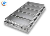 China NSF 1.5mm Aluminum Pullman Bread Pan 90 Degree Corrugated for Industrial Bakery for sale