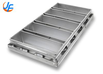 China NSF 1.5mm Aluminum Pullman Bread Pan 90 Degree Corrugated for Industrial Bakery for sale