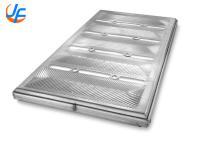 China NSF 1.5mm Aluminum Pullman Bread Pan 90 Degree Corrugated for Industrial Bakery for sale
