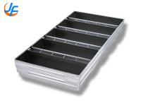 China NSF 1.5mm Aluminum Pullman Bread Pan 90 Degree Corrugated for Industrial Bakery for sale