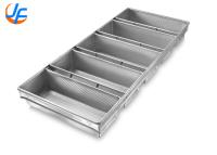 China Aluminum Open Top Pullman Bread Pan 4-Strap Set 1.0mm Thickness for Wholesale Bakeries for sale