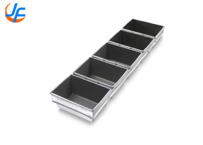 China RK Bakeware China-Chicago Metallic 5 Straps Open Top Pullman Loaf Bread Pan for sale