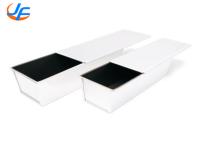 China Aluminized Steel Pullman Loaf Pan Non-Stick 450x128x130mm 1500g Capacity Commercial Baking for sale