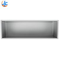 China Aluminized Steel Bread Loaf Pan 13x4x4 Inch Silicone Glaze 1.5 lb Capacity for sale