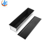China Nonstick Aluminum Pullman Bread Pan with Cover 0.8mm Thickness Custom Size for sale