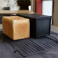 China Aluminized Steel Bread Loaf Pan 8.5 x 4.5 Inch 1 lb Capacity Silicone Glaze for sale