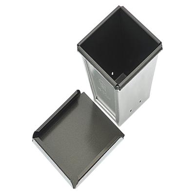China NSF Mini Square Pullman Loaf Pan Bread Loaf Pan Customizable Steel Aluminum 10x10x10cm for sale