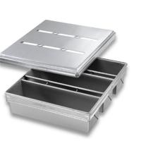 China Industrial Nonstick Pullman Bread Mold 4 Straps Silicon Glazed Aluminum Alloy 230C Oven Safe for sale