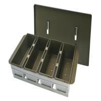 China Industrial Rusk Cake Tray Nonstick Glazed Loaf Pan for Bakery Custom Size Available for sale