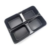 China 600g Nonstick 4 Straps Farmhouse White Sandwich Bread Loaf Pan by RK Bakeware for sale