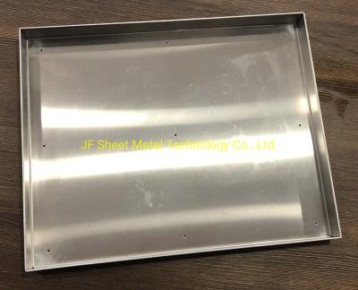 China SUS304 Stainless Steel Deep Drawn Baking Tray 40x30cm Food Grade Bread Pan for sale