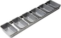 China Commercial 3 Strap Bread Pan 12.25 x 4.5 in Aluminized Steel Non-Stick Baking Tray for sale