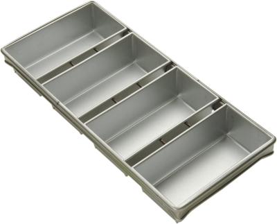 China Commercial 6-Strap Bread Pan Aluminized Steel 1.2mm Frame 0.6mm Pan Non-Stick for sale