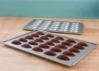 China 20 Cavity 3.5 oz Aluminized Steel Brownie Bite Pan with Silicone Glaze Non-Stick Coating for sale