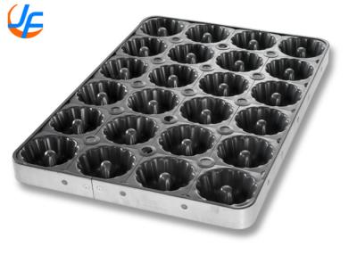 China Glazed Aluminized Steel 15 Compartment Bundtlette Mini Cake Pan for Commercial Baking for sale