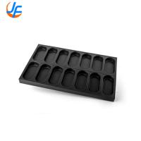 China NSF Commercial Silicone Glazed Square Muffin Tray 0.8mm Aluminized Steel Custom Size for sale