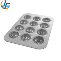 China Aluminized Cupcake Oversized Muffin Pan Texas Muffin Tray 6-Cup Nonstick Bakeware for sale