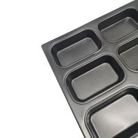 China Nonstick Glazed Hamburger Roll Baking Tray 160 Cavity Aluminum Alloy for Commercial Bakeries for sale