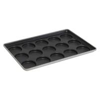 China RK Bakeware NSF 3 Inch Mini Muffin Pan 600x400mm Aluminum Alloy Oven Cake Tray for sale