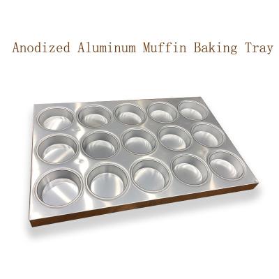 China NSF Commercial Aluminum Muffin Baking Pan 600x400mm 48 Indents Customizable for sale