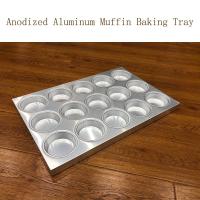 China NSF Commercial Aluminum Muffin Baking Pan 600x400mm 48 Indents Customizable for sale