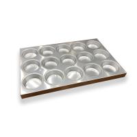 China NSF Commercial Aluminum Muffin Baking Pan 600x400mm 48 Indents Customizable for sale
