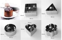 China 304 Stainless Steel Flower Cake Mousse Ring 6 to 10 Inch Food Grade Baking Mold for sale