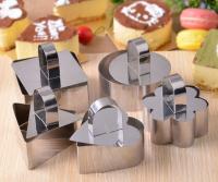 China NSF Stainless Steel Mousse Cake Ring 7.5cm x 4cm Pastry Mold for Foodservice for sale
