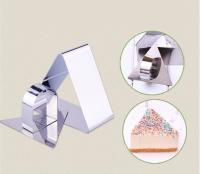 China 304 Stainless Steel Triangle Mousse Cake Ring Mold FDA LFGB Approved 230C Bakeware for sale