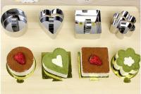 China Round Stainless Steel Cake Ring 304 Food Grade Baking Mold 1.0mm Thickness for sale