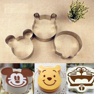 China NSF Stainless Steel Mousse Ring 15x5cm Cartoon Baking Mold FDA LFGB for sale