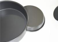 China Aluminum Round Pound Cake Pan 4 to 8 Inch Nonstick Removable Bottom NSF for sale