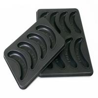 China Nonstick Banana Cake Baking Tray 6-Cavity Steel Mold 13.2 x 10.2 Inch for sale