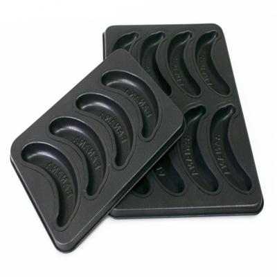 China Nonstick Banana Cake Baking Tray 6-Cavity Steel Mold 13.2 x 10.2 Inch for sale