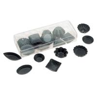 China NSF Nonstick Aluminum Petit Four Tartlet Quiche Mold Set 50 Pieces Assorted Shapes for sale