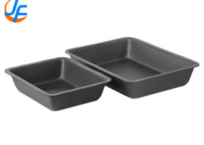 China 16 Gauge Aluminum Rectangle Detroit Style Pizza Pan 24.5x18.5cm Non-Stick Cake Baking Pan for sale