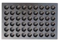 China Commercial Aluminum Cake Pan 400x600mm NSF Square Deep Dish Pizza Pan Aluminized Steel 0.8mm for sale