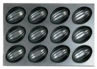 China Commercial Aluminum Cake Pan 400x600mm NSF Square Deep Dish Pizza Pan Aluminized Steel 0.8mm for sale