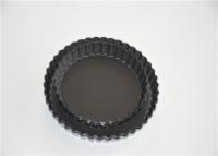 China NSF Certified Hard Anodized Aluminum Round Fluted Tart Pan 1.0mm 160mm for sale