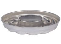 China NSF Aluminum Savarin Cake Pan 9 1/4 Inch Round Tin Mold for Bakery for sale